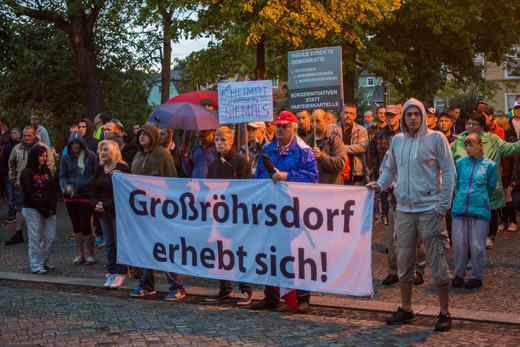 Friedlicher Protest in Großröhrsdorf - Radio Dresden
