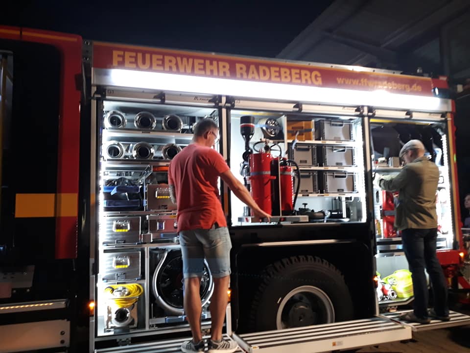 Neues Löschfahrzeug für Feuerwehr in Radeberg - Radio Dresden